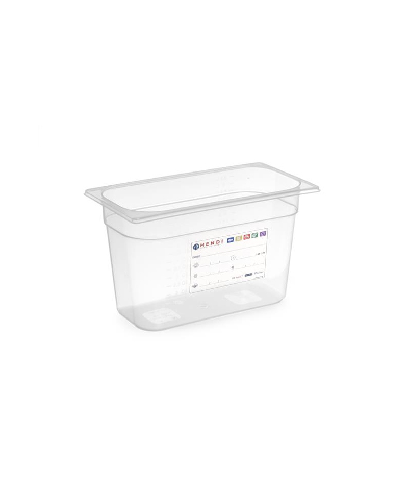 Pojemnik GN 1/3 HACCP z polipropylenu 150mm - Wamma